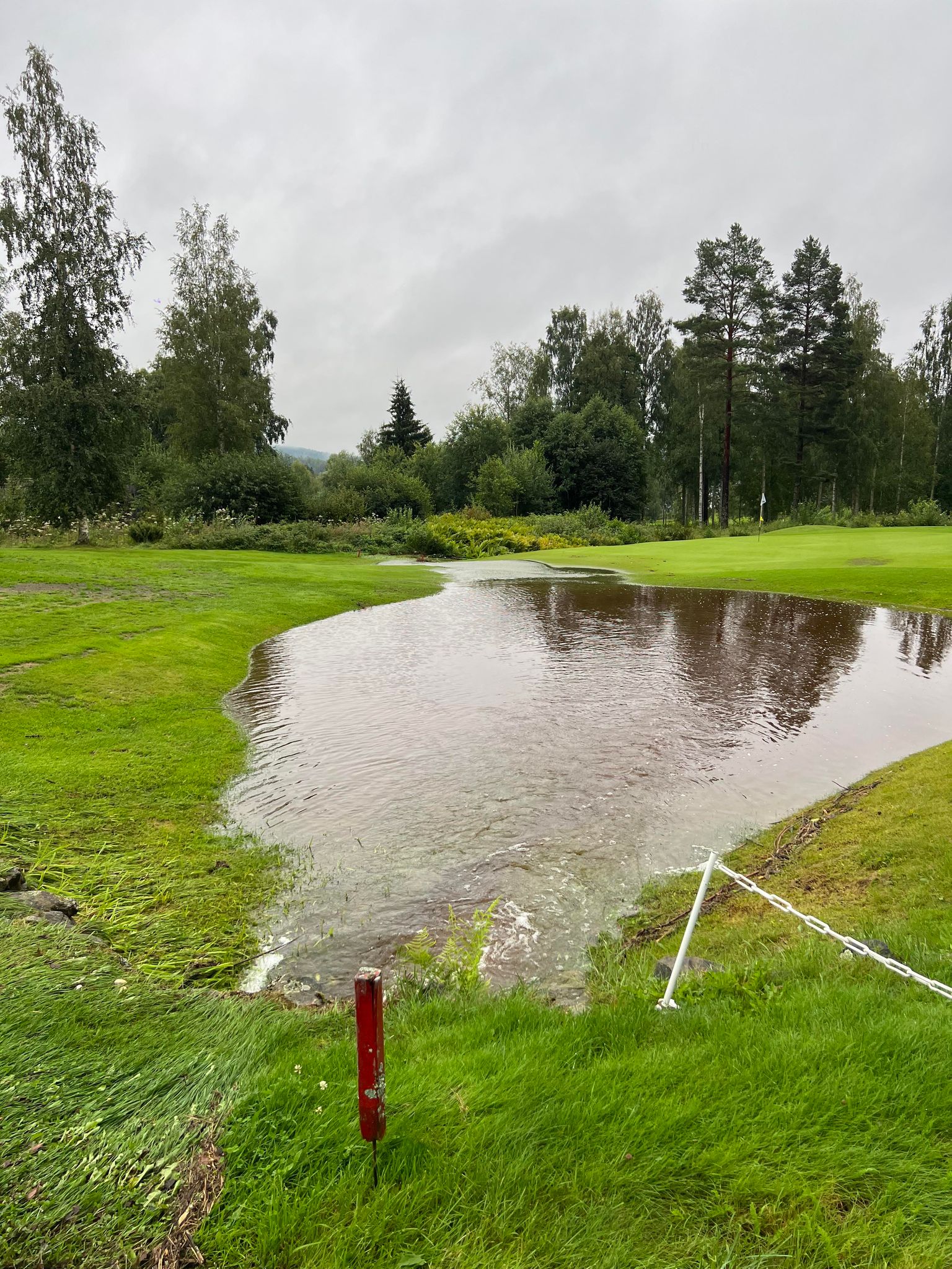 Så hårt slår regnkaoset mot Dalarnas golfbanor – men det finns undantag ...